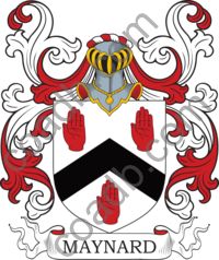 Maynard Family Crest, Coat of Arms and Name History