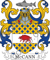 McCann Family Crest, Coat of Arms and Name History