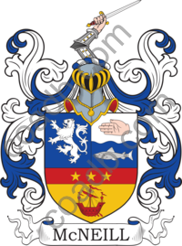 McNeill Family Crest, Coat of Arms and Name History