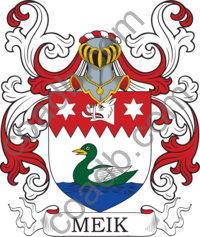 Meek Family Crest, Coat of Arms and Name History