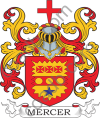 Mercer Family Crest, Coat of Arms and Name History