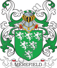 Merrifield Family Crest, Coat of Arms and Name History
