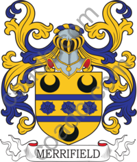 Merrifield Family Crest, Coat of Arms and Name History