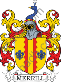Merrill Family Crest, Coat of Arms and Name History