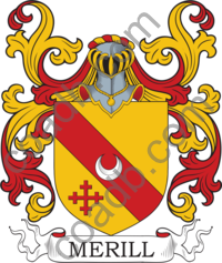 Merrill Family Crest, Coat of Arms and Name History
