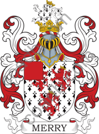 Merry Family Crest, Coat of Arms and Name History