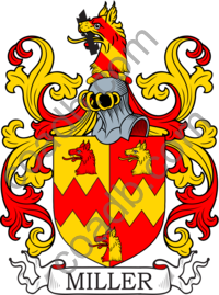 Miller Family Crest, Coat of Arms and Name History
