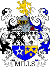 Mills Family Crest, Coat of Arms and Name History