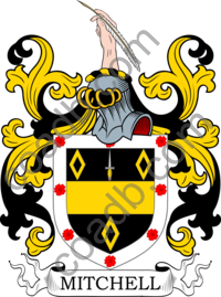 Mitchell Family Crest, Coat of Arms and Name History