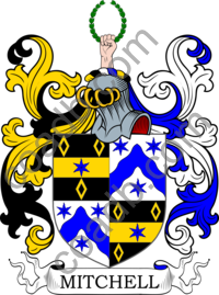 Mitchell Family Crest, Coat of Arms and Name History