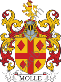 Moll Family Crest, Coat of Arms and Name History