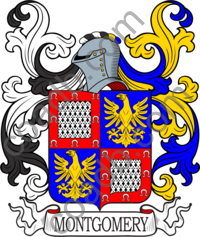 Montgomery Family Crest, Coat of Arms and Name History