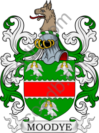 Moody Family Crest, Coat of Arms and Name History