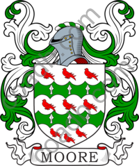 Moore Family Crest, Coat of Arms and Name History