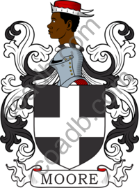Moore Family Crest, Coat of Arms and Name History