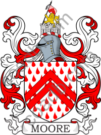 Moore Family Crest, Coat of Arms and Name History