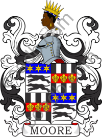 Moore Family Crest, Coat of Arms and Name History