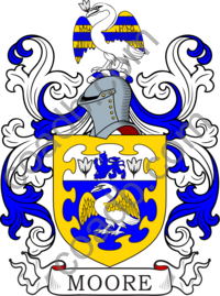 Moore Family Crest, Coat of Arms and Name History