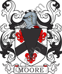 Moore Family Crest, Coat of Arms and Name History