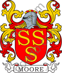 Moore Family Crest, Coat of Arms and Name History