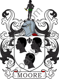 Moore Family Crest, Coat of Arms and Name History