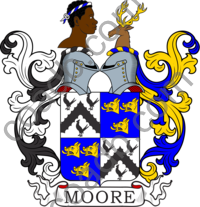 Moore Family Crest, Coat of Arms and Name History