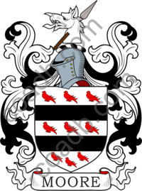 Moore Family Crest, Coat of Arms and Name History