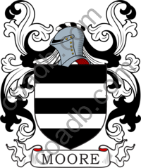 Moore Family Crest, Coat of Arms and Name History
