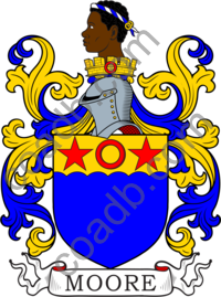 Moore Family Crest, Coat of Arms and Name History