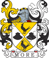 Moore Family Crest, Coat of Arms and Name History