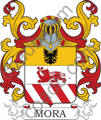 Mora Family Crest, Coat of Arms and Name History