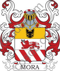 Mora Family Crest, Coat of Arms and Name History