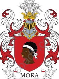 Mora Family Crest, Coat of Arms and Name History