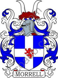 Morrell Family Crest, Coat of Arms and Name History
