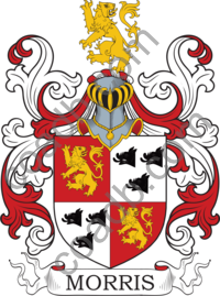 Morris Family Crest, Coat of Arms and Name History