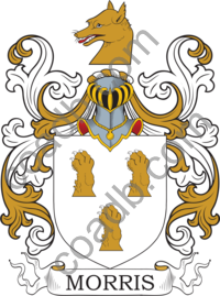 Morris Family Crest, Coat of Arms and Name History