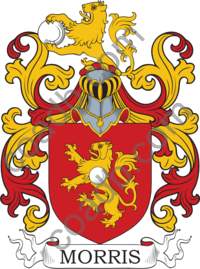 Morris Family Crest, Coat of Arms and Name History
