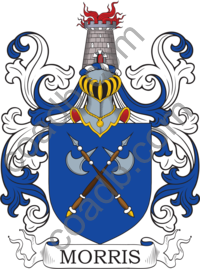 Morris Family Crest, Coat of Arms and Name History