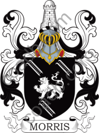 Morris Family Crest, Coat of Arms and Name History