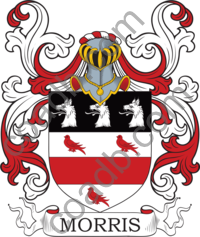 Morris Family Crest, Coat of Arms and Name History