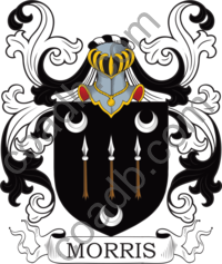 Morris Family Crest, Coat of Arms and Name History