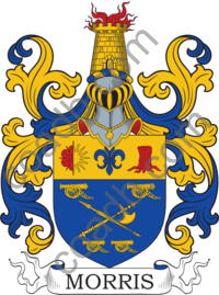 Morris Family Crest, Coat of Arms and Name History