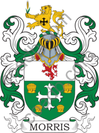 Morris Family Crest, Coat of Arms and Name History