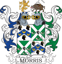 Morris Family Crest, Coat of Arms and Name History
