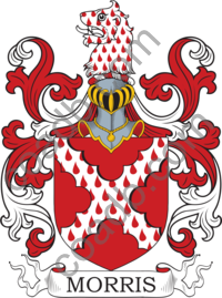 Morris Family Crest, Coat of Arms and Name History