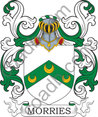Morris Family Crest, Coat of Arms and Name History