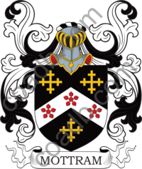 Mottram Family Crest, Coat of Arms and Name History