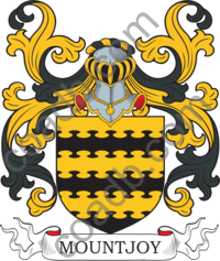 Mountjoy Family Crest, Coat of Arms and Name History