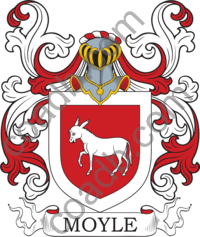 Moyle Family Crest, Coat of Arms and Name History