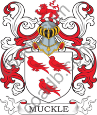 Muckle Family Crest, Coat of Arms and Name History
